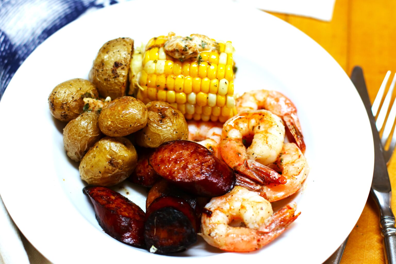 Gulf Coast Shrimp Roast with Creole Butter - Little Coastal Kitchen